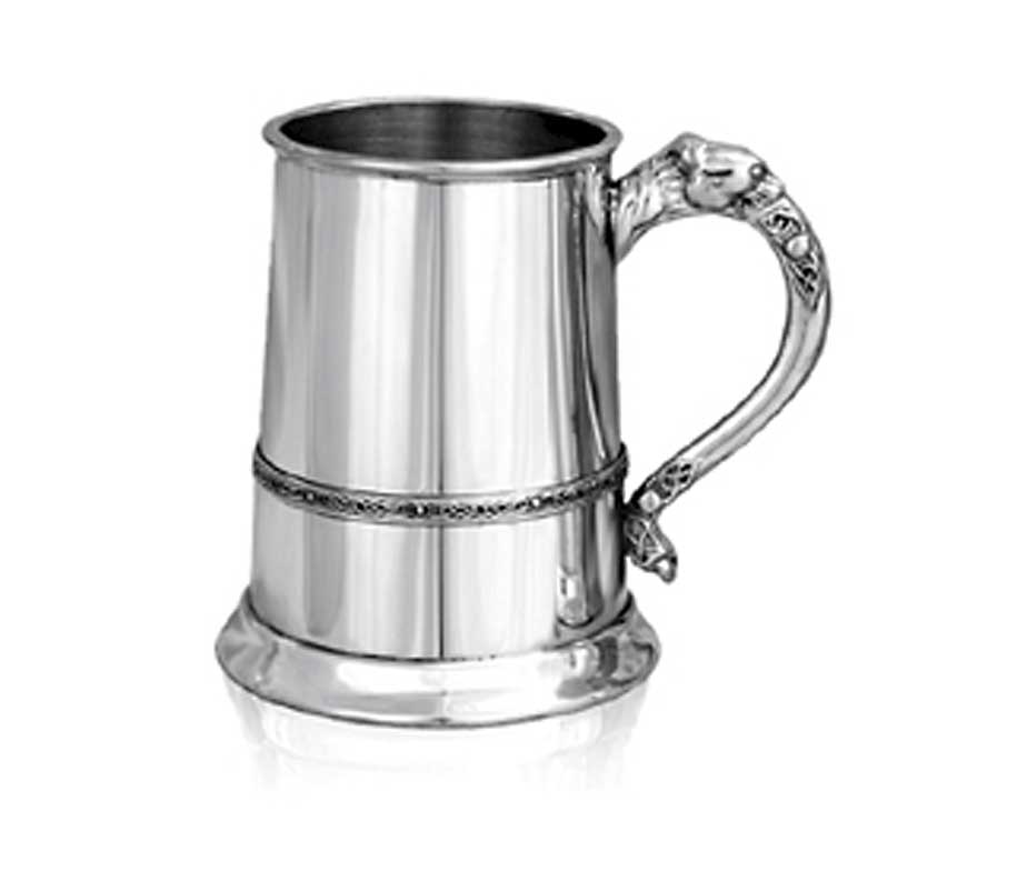 Personalised Irish Pewter Tankard - TankardStore.com
